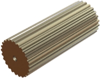 Spline Shafts DIN 5480 W,involute-spline-shafts | Ondrives Precision Gears